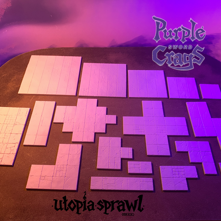 3D Printable Dungeon Tiles - Full Package by Utopia Sprawl